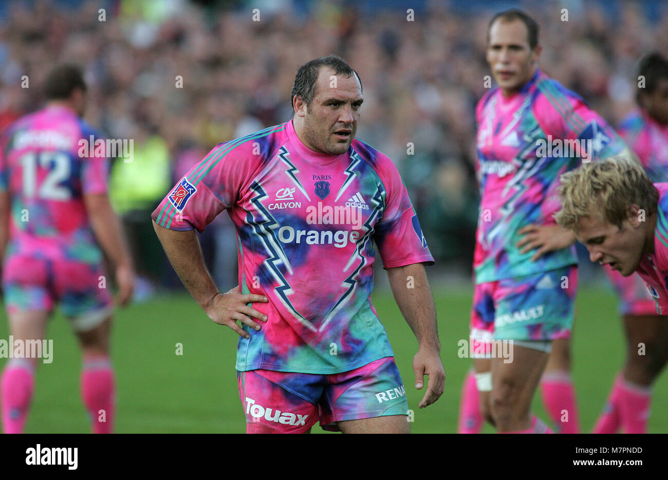BELFAST, NORTHERN IRELAND - OCTOBER 11: Stade Français Rodrigo Roncero ...