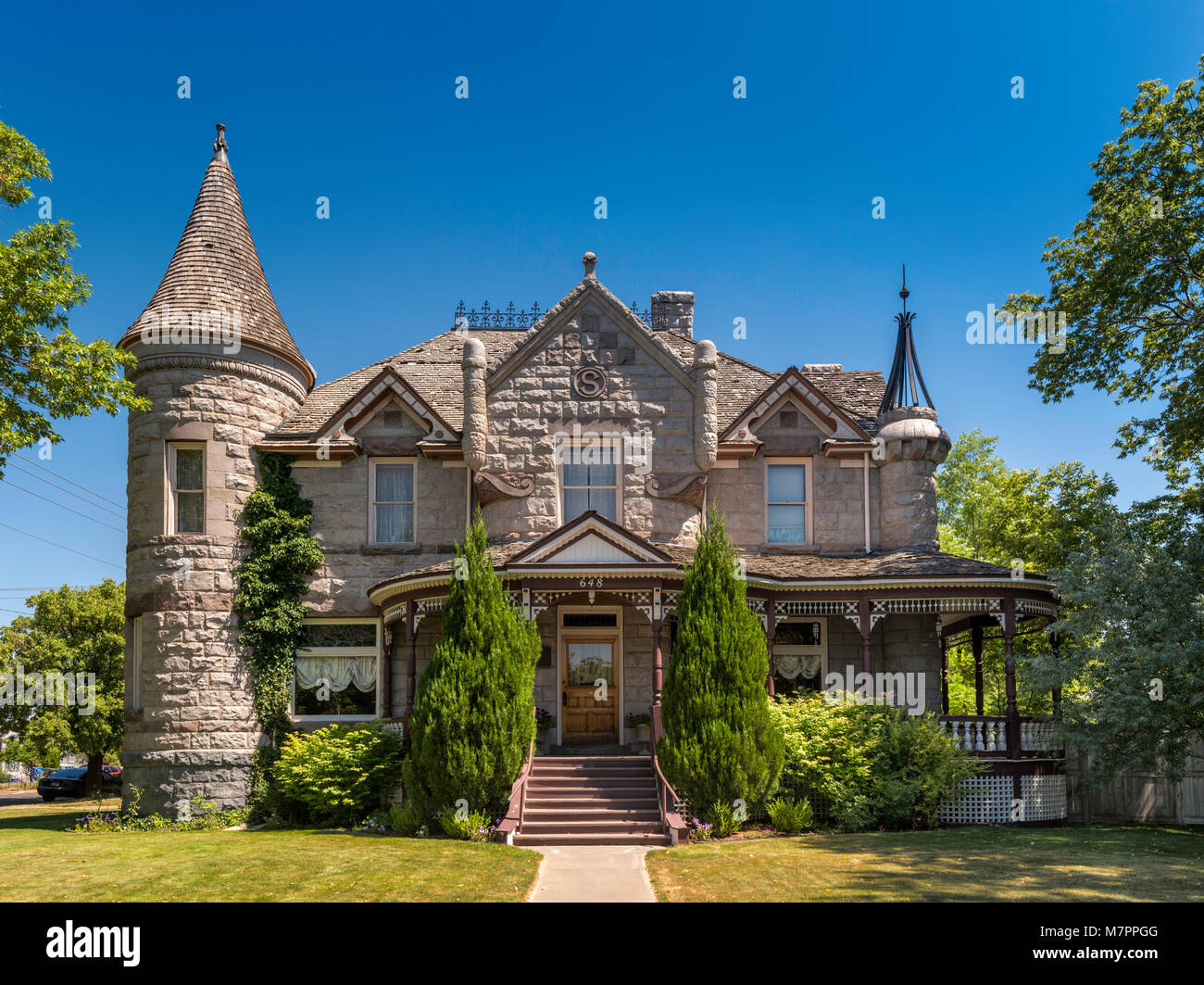 Standrod Mansion, built in 1901, at N. Garfield Avenue in Pocatello ...