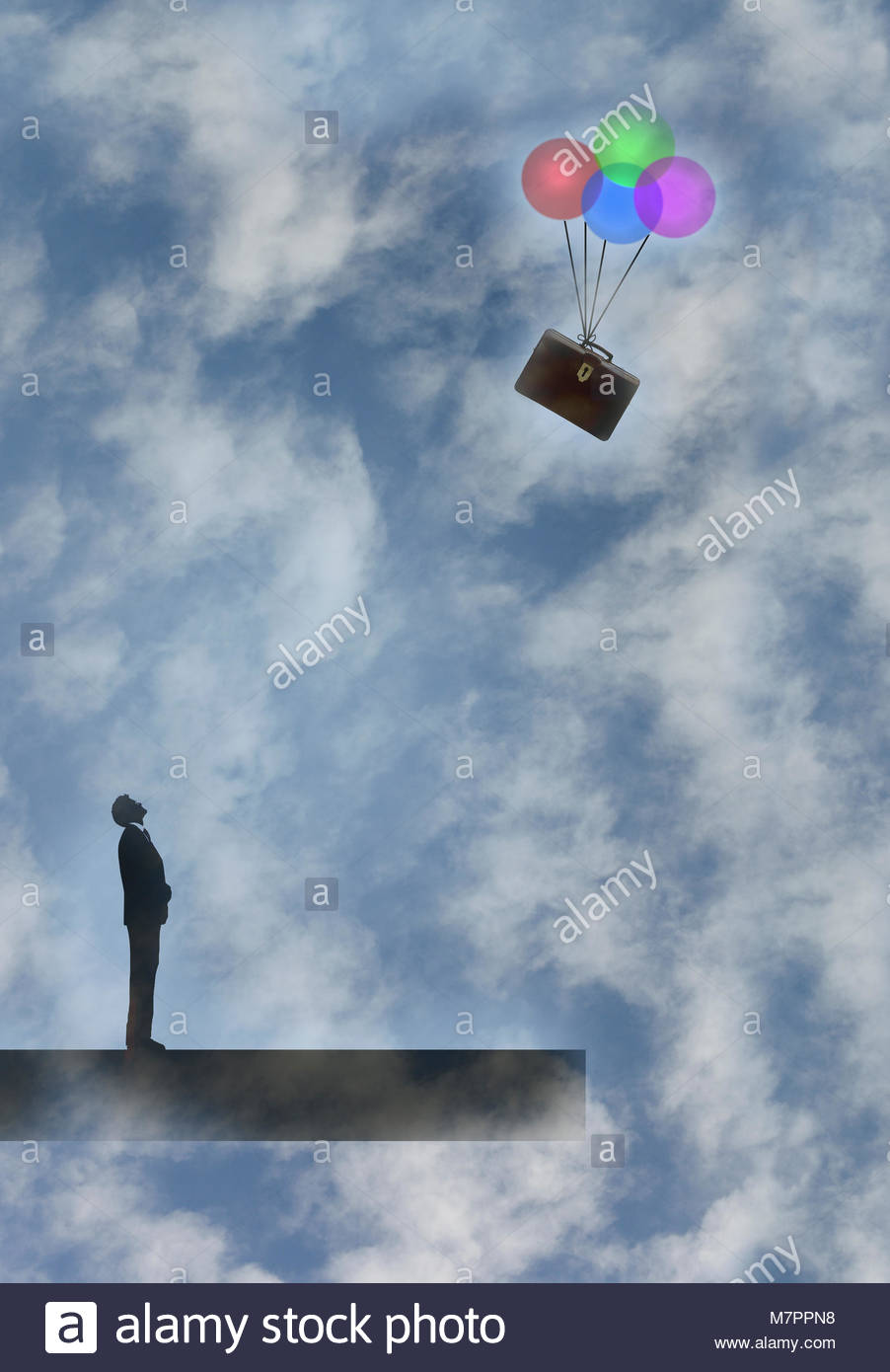 Balloons Floating Away Stock Photos & Balloons Floating Away Stock ...