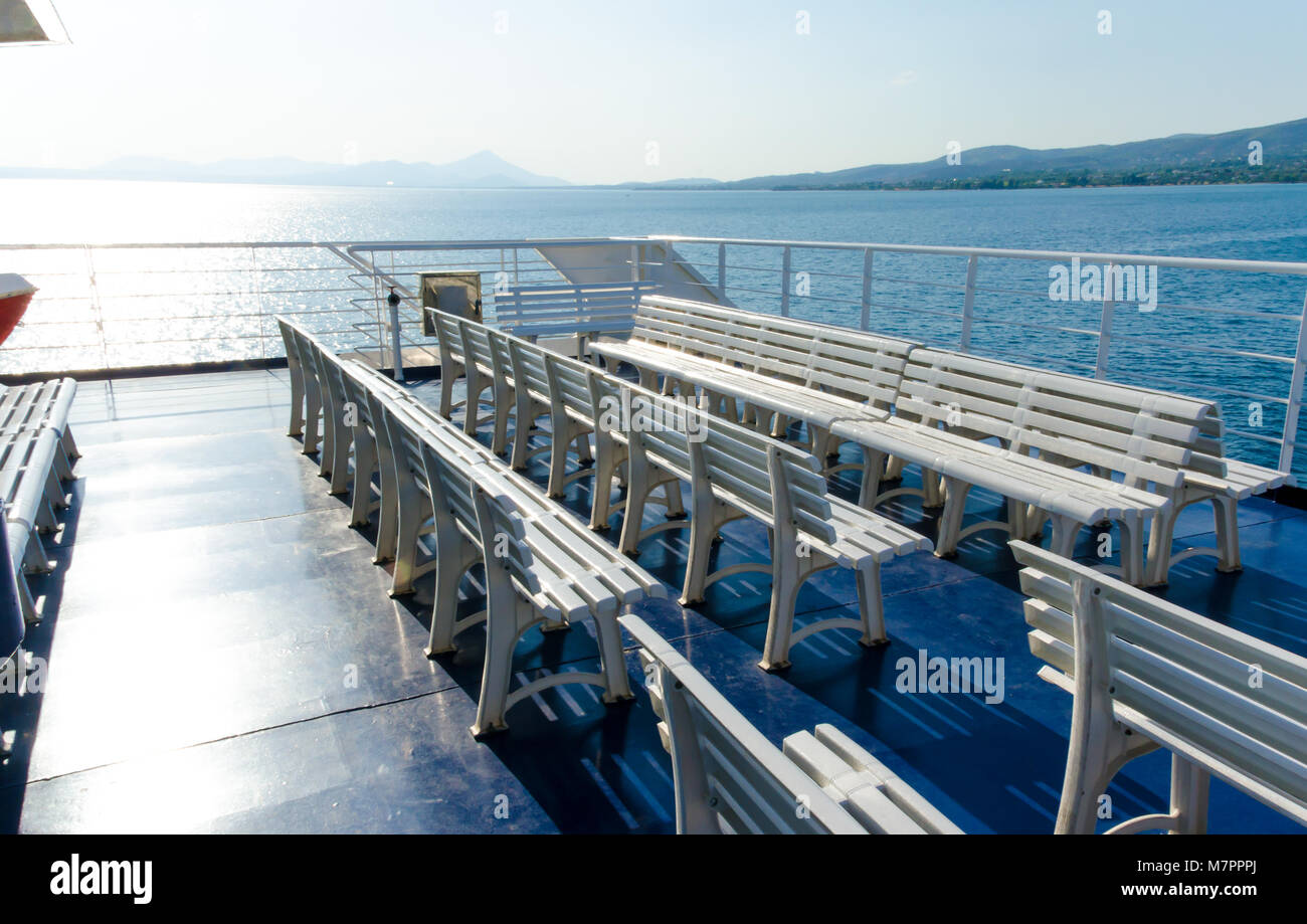 Plastic seats ferry boat hi-res stock photography and images - Alamy