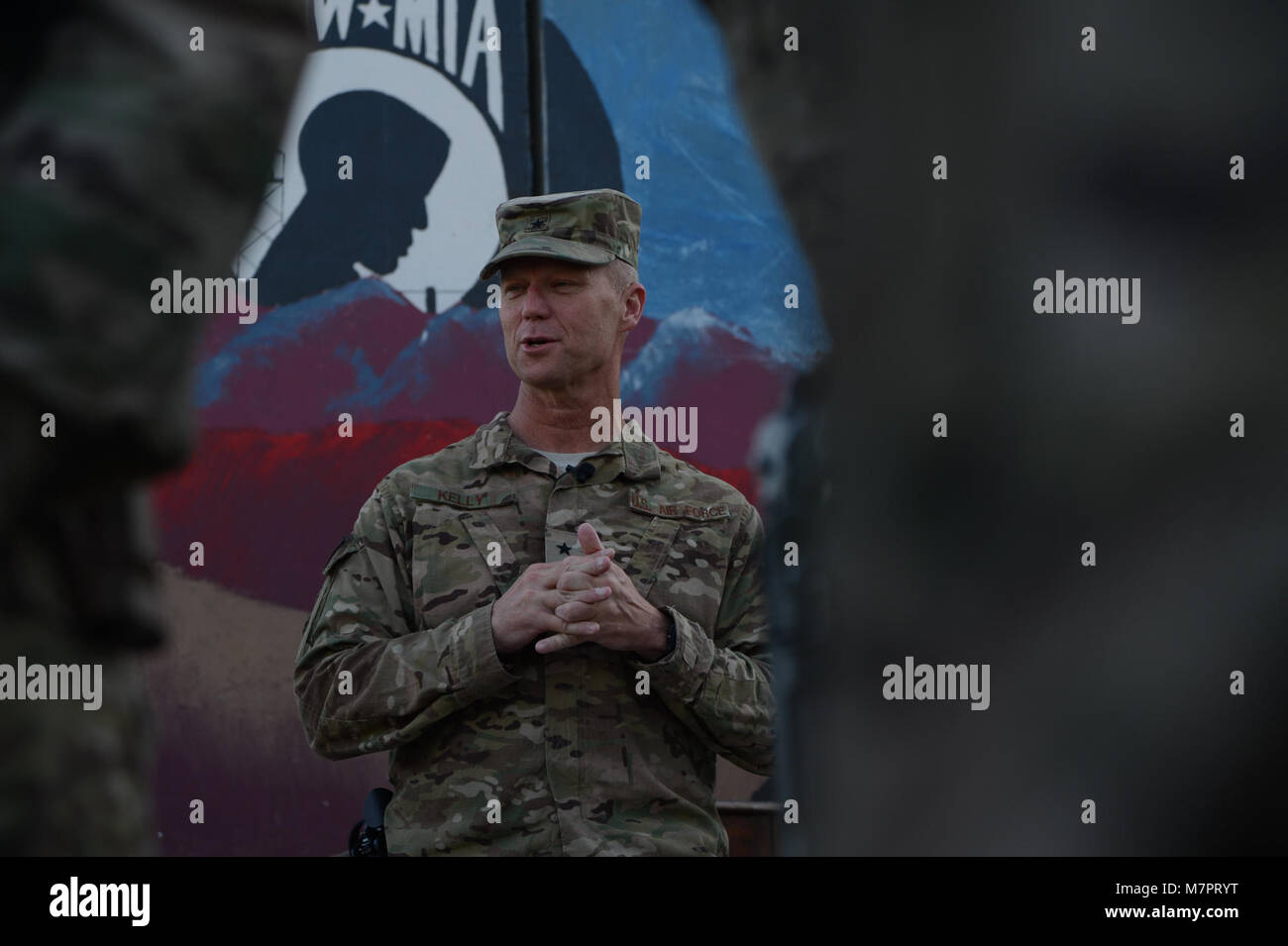 BAGRAM AIRFIELD, Afghanistan - U.S. Air Force Brig. Gen. Mark D. Kelly ...