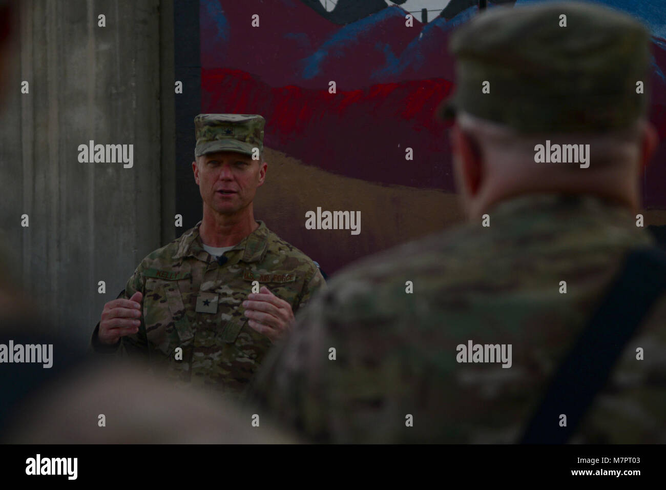 U.S. Air Force Brig. Gen. Mark Kelly, 455th Expeditionary Wing ...