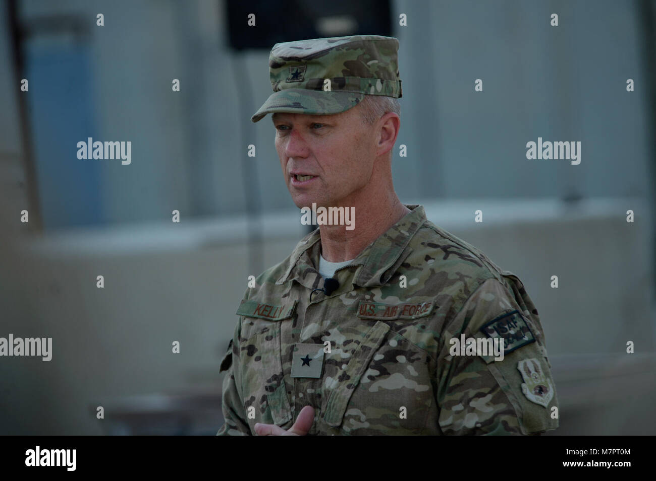 U.S. Air Force Brig. Gen. Mark Kelly, 455th Expeditionary Wing ...