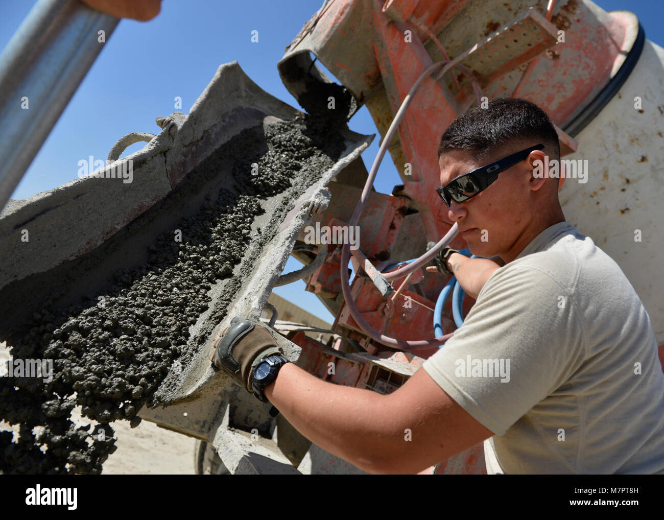 U.S. Air Force Senior Airman Matthew Evans, 577th Expeditionary Prime ...