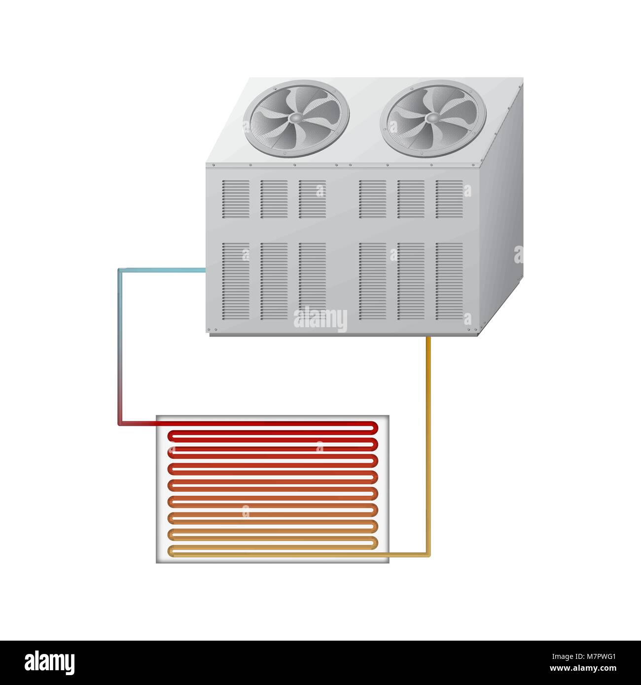 Evaporator illustration Stock Vector Images - Alamy