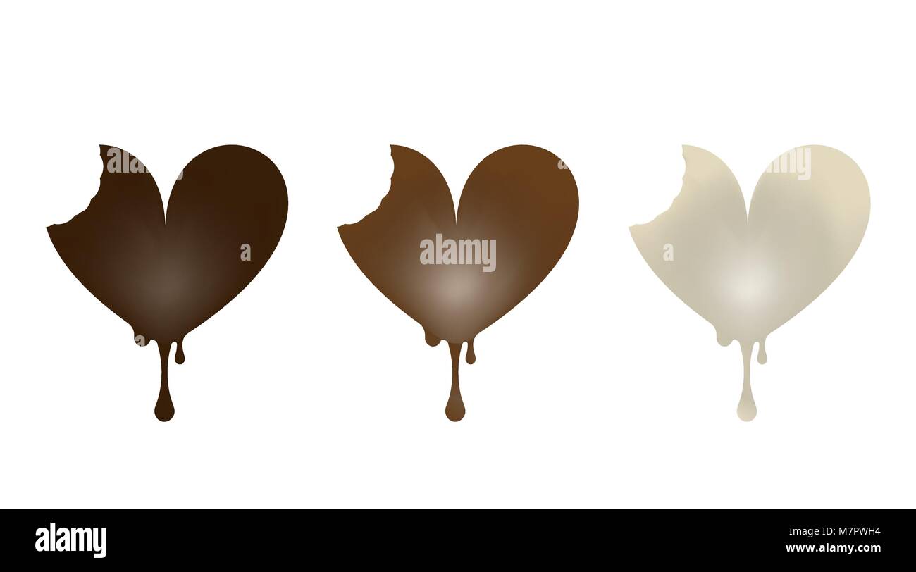 Heart shape candy in Stock Vector Images - Alamy