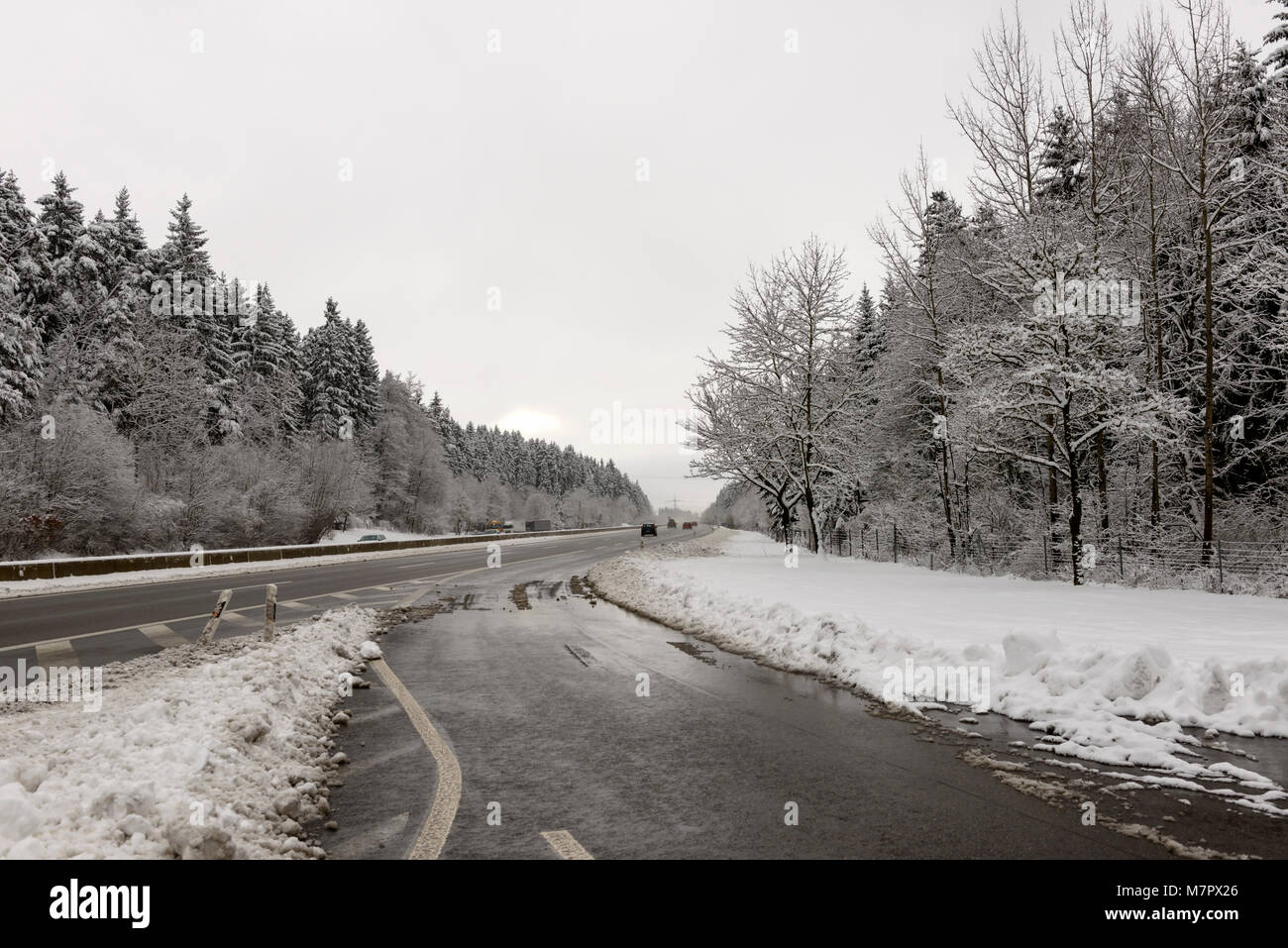 Highway landscape germany hi-res stock photography and images - Alamy