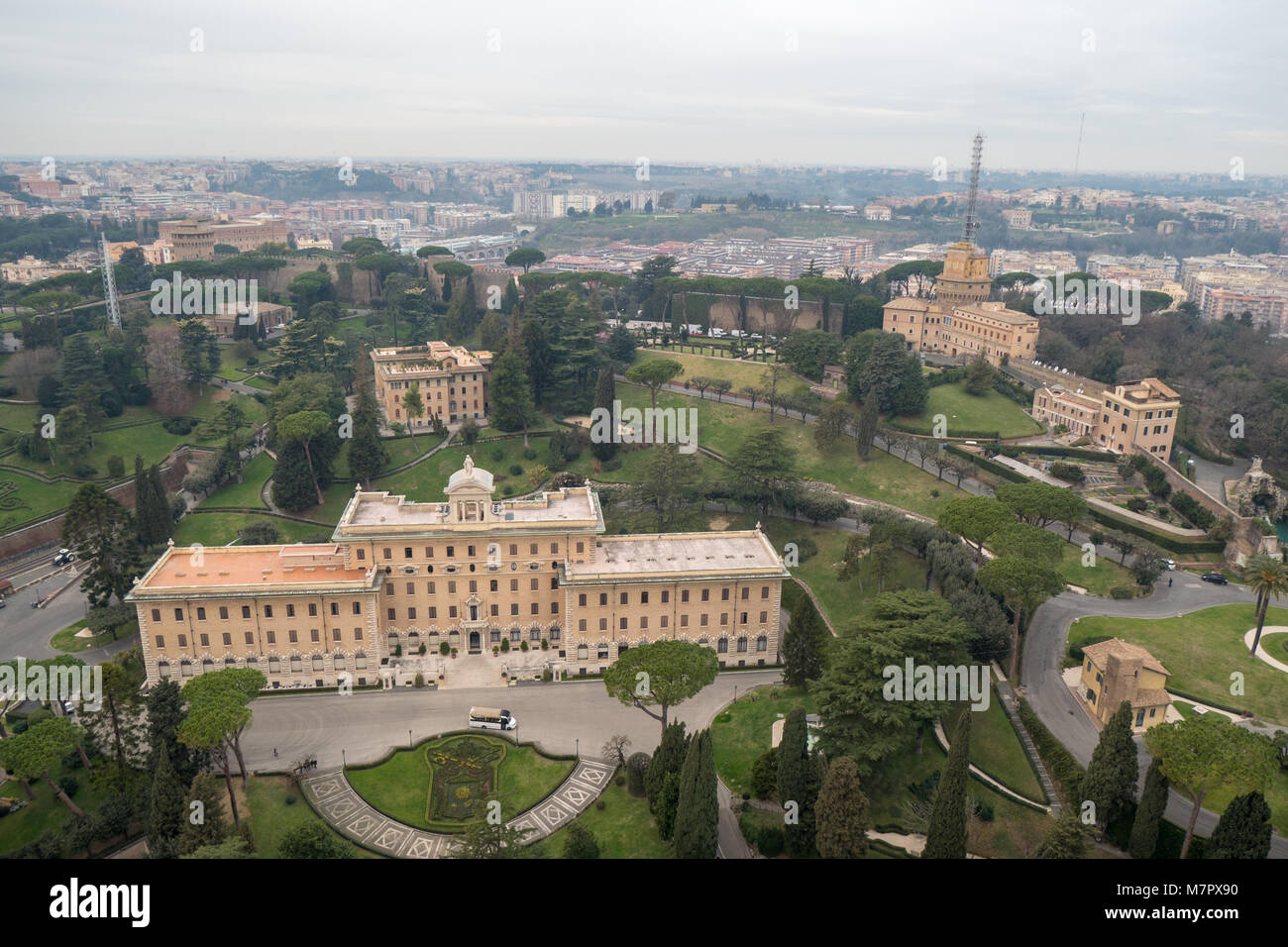 Vatican city aerial hi-res stock photography and images - Alamy