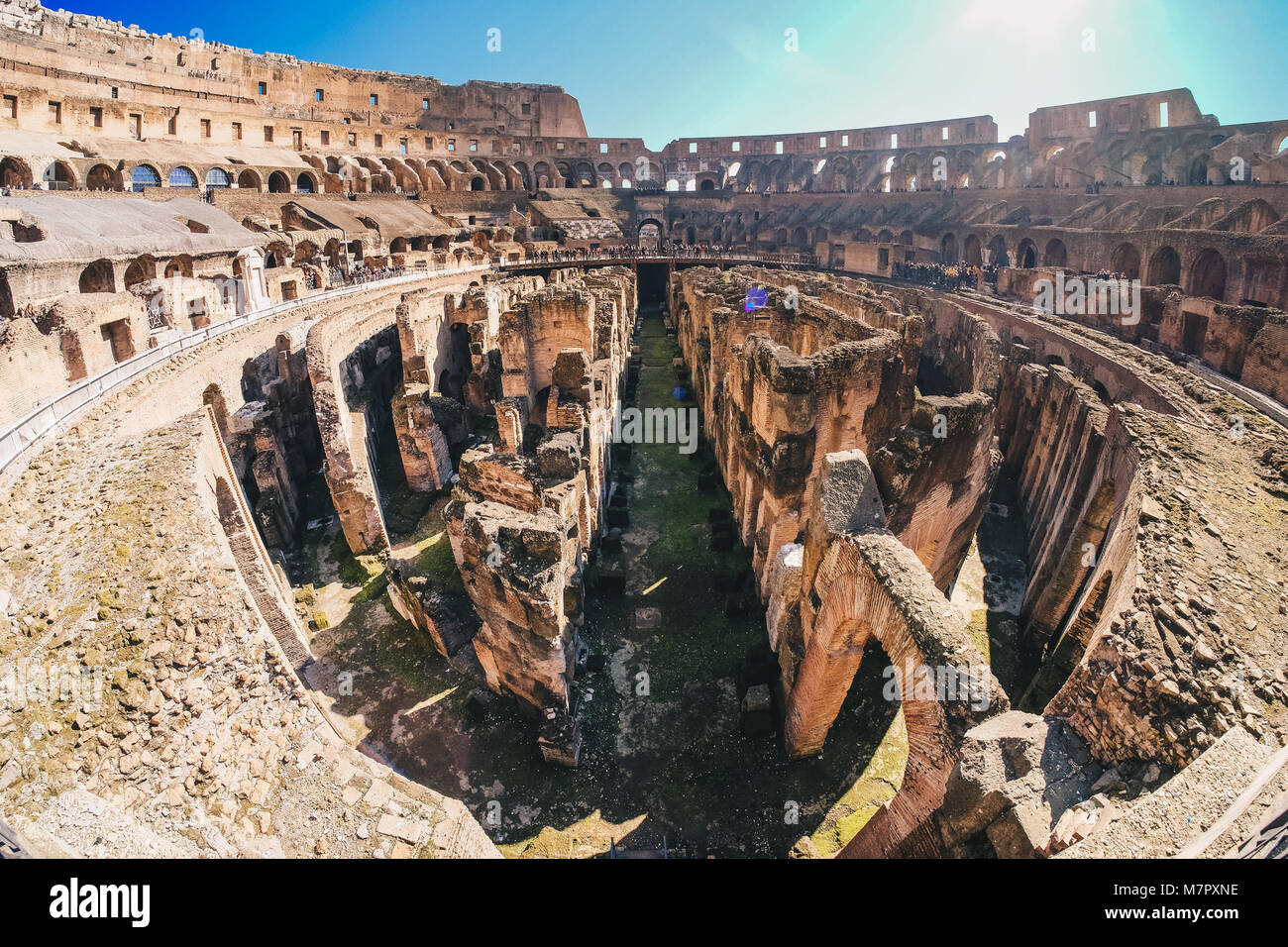 The Colosseum in Rome panorama view Stock Photo - Alamy