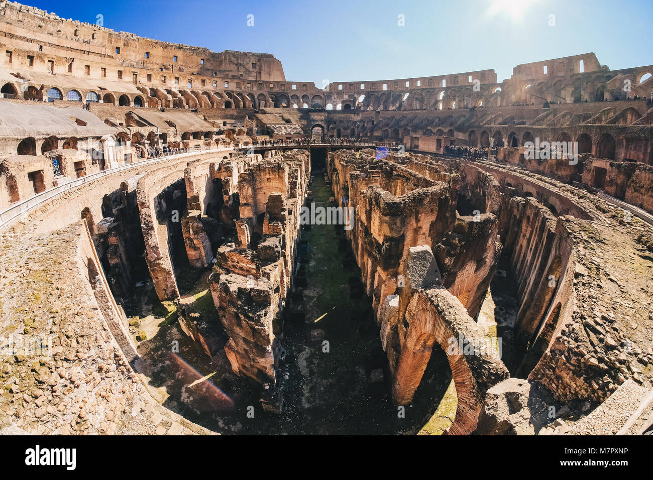 The Colosseum in Rome panorama view Stock Photo - Alamy