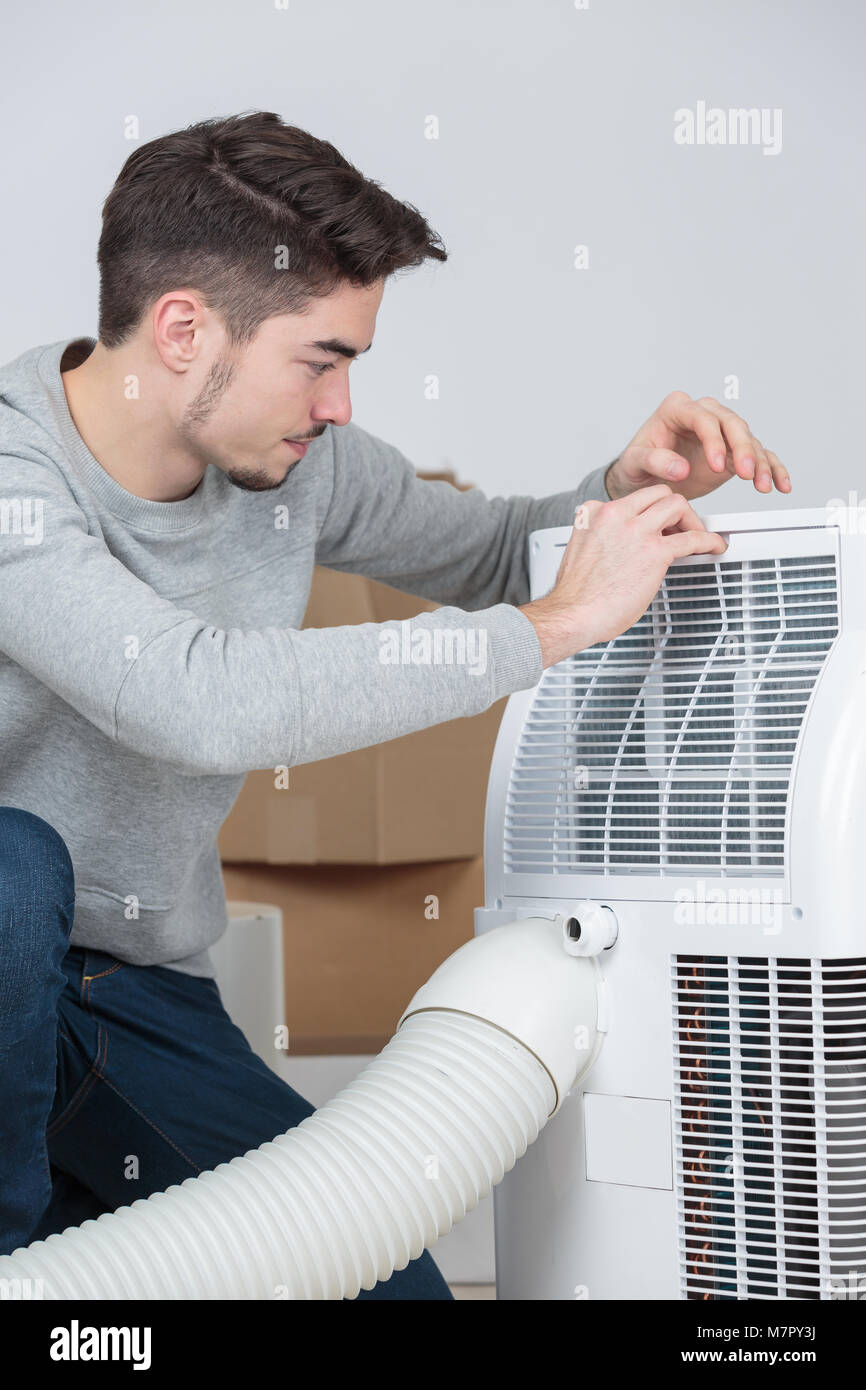 assembling a ventilation system Stock Photo - Alamy