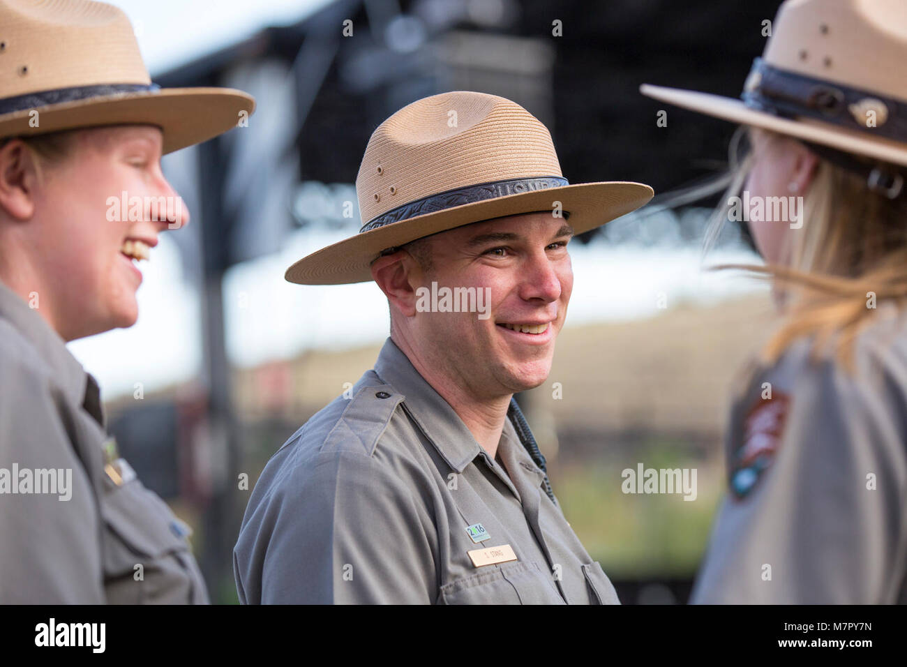 Yellowstone park rangers hi-res stock photography and images - Alamy