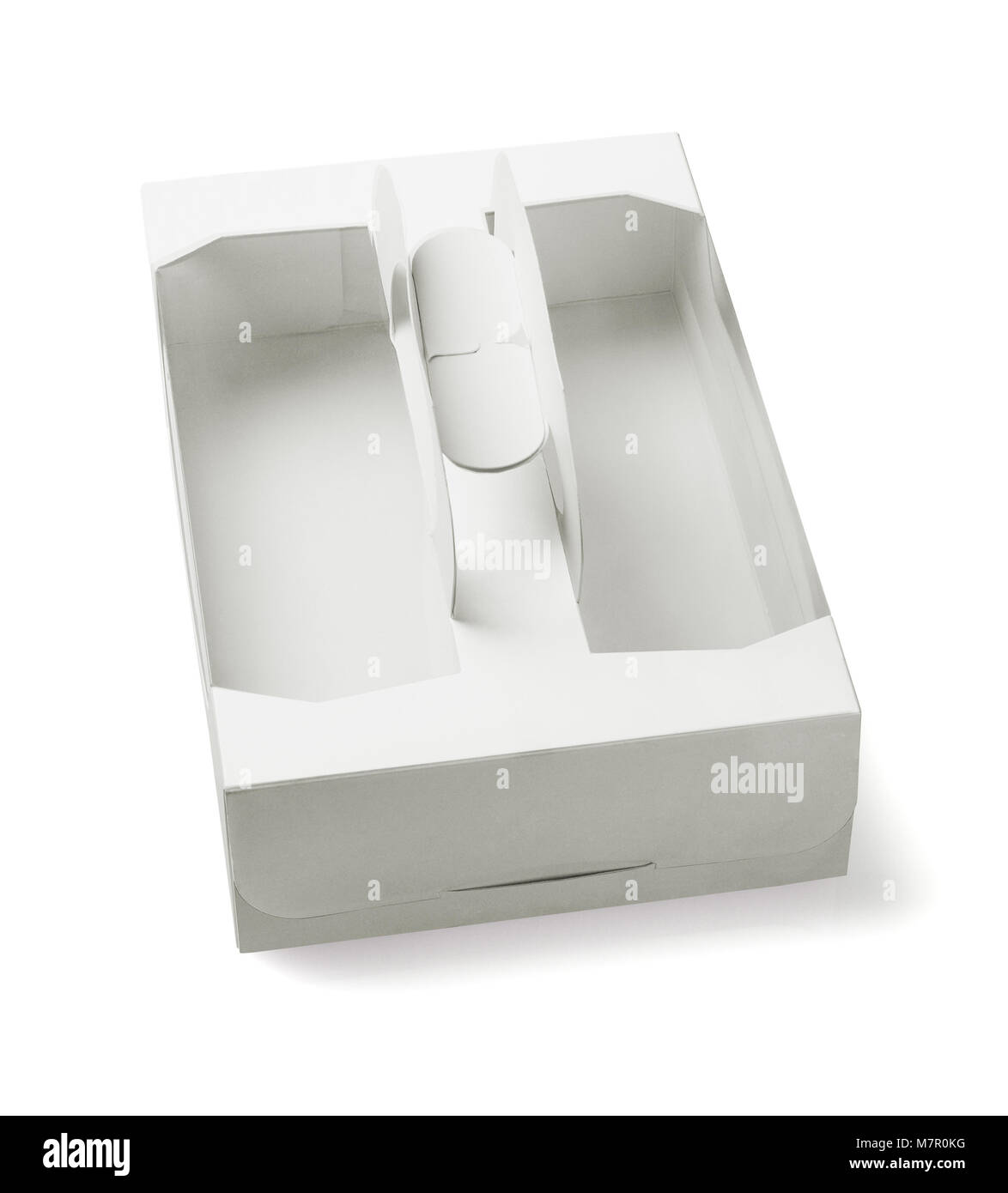 Takeaway Cake Box on White Background Stock Photo - Alamy