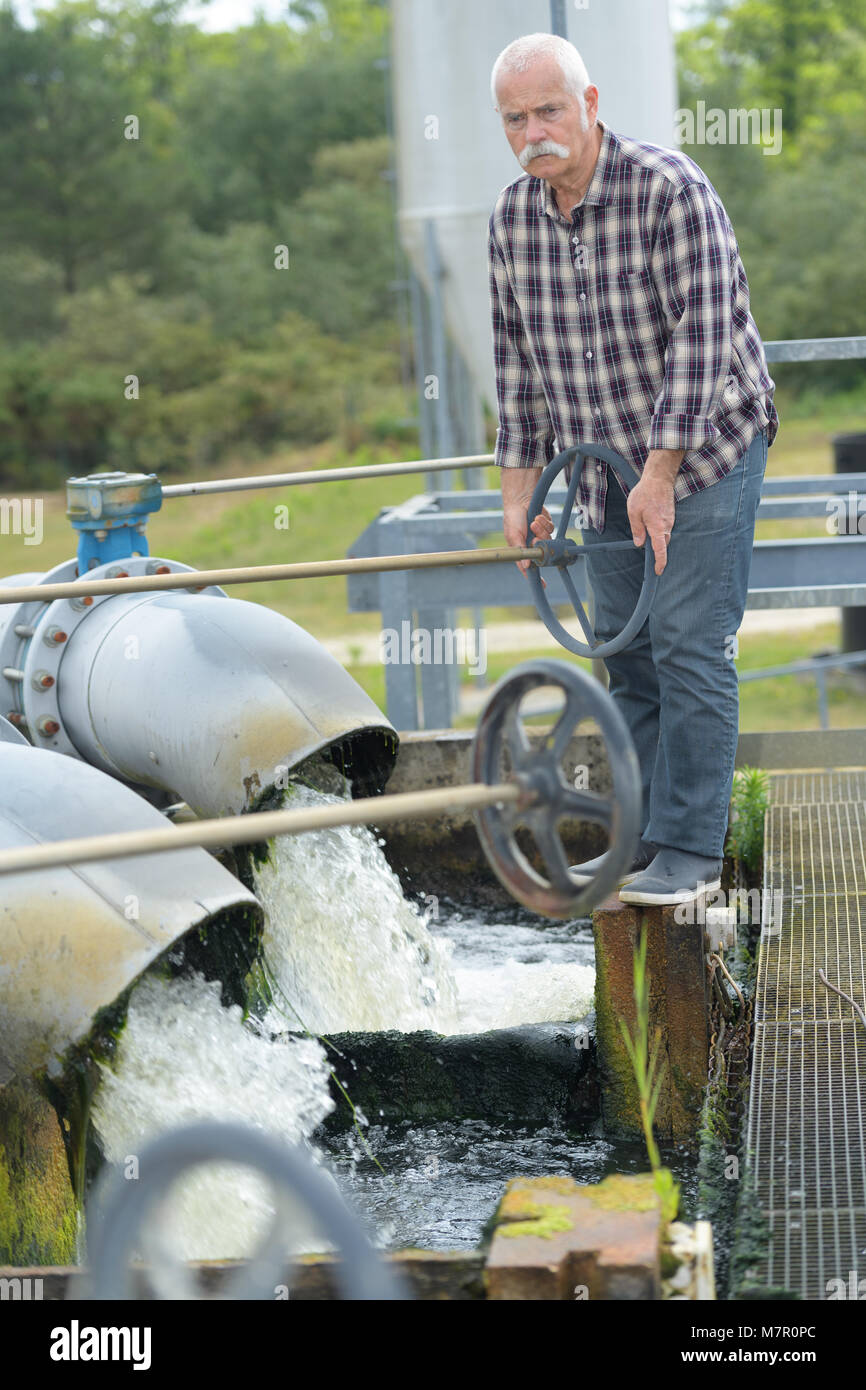 Man with testing ocean water hi-res stock photography and images - Alamy