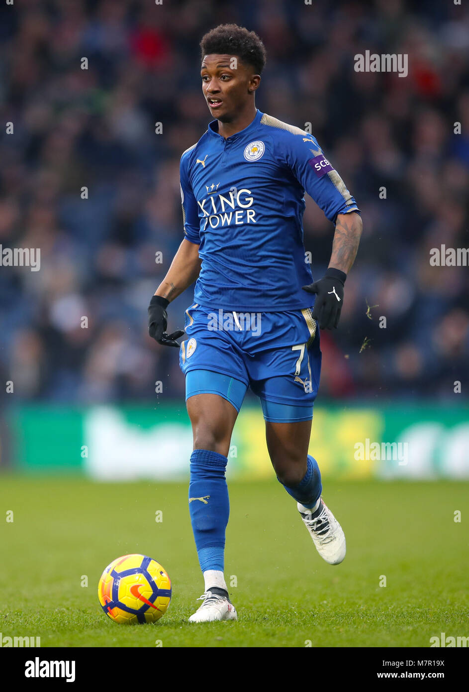 Leicester City's Demarai Gray Stock Photo - Alamy