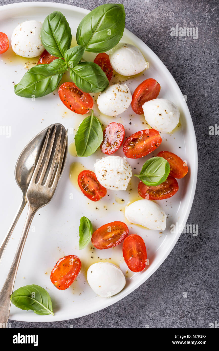 Delicious fresh caprese mozzarella hi-res stock photography and images ...