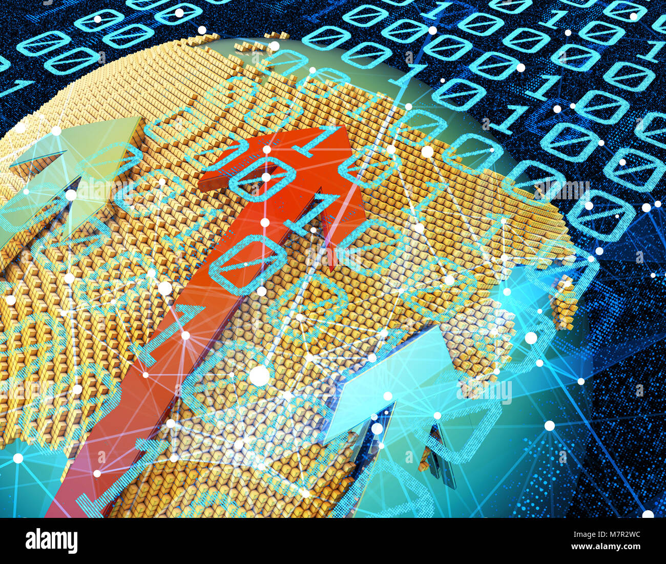 Future human science and technology, network connectivity, global ...