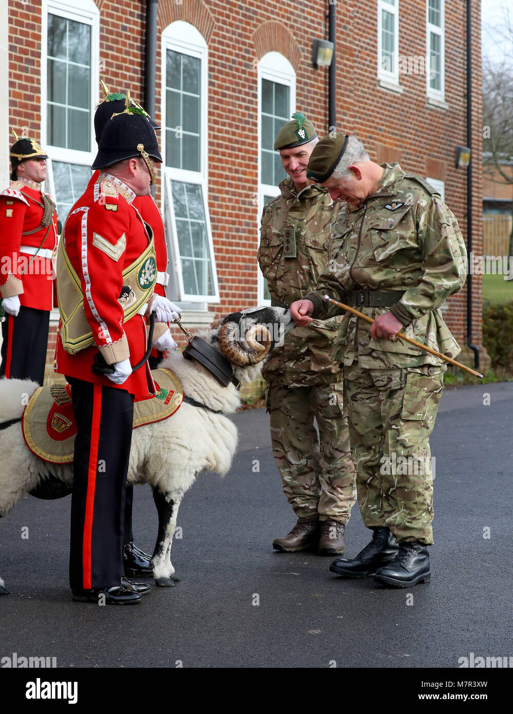 The Prince of Wales, Colonel-in-Chief, The Mercian Regiment, visits the ...