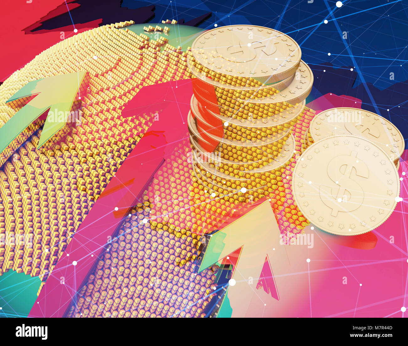 Global Financial Technology, Internet Connection, Wealth Accumulation ...