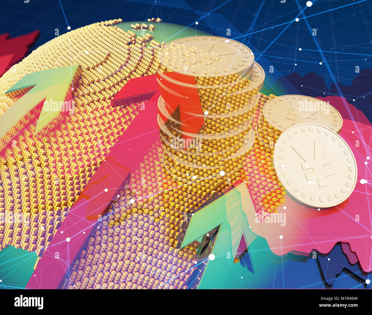 Global Financial Technology, Internet Connection, Wealth Accumulation ...