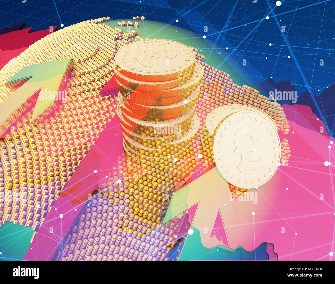 Global Financial Technology, Internet Connection, Wealth Accumulation ...