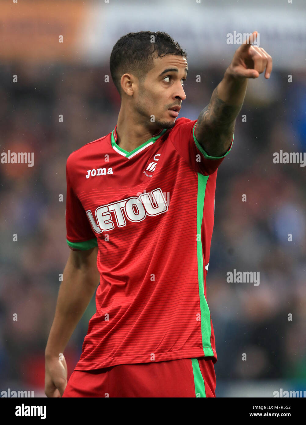 Swansea City's Kyle Naughton Stock Photo - Alamy