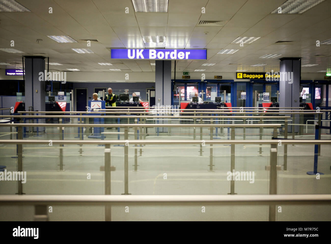 Uk border force airport hi-res stock photography and images - Alamy
