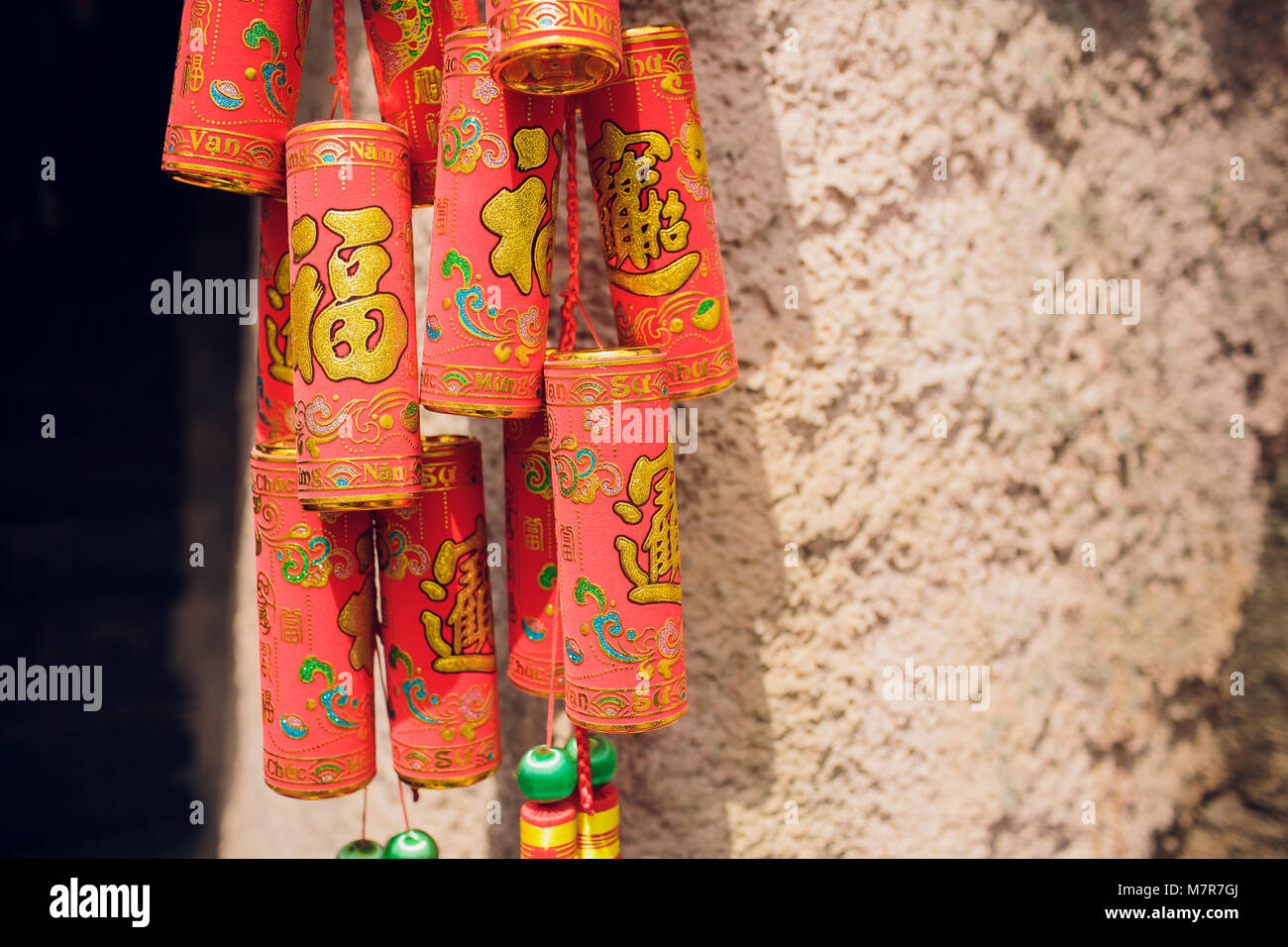 Chinese firecracker decorations hi-res stock photography and images - Alamy