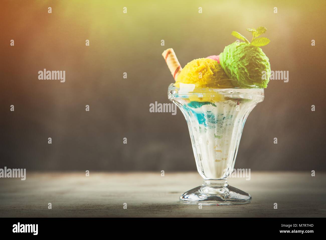 Ice cream vase Stock Photo - Alamy