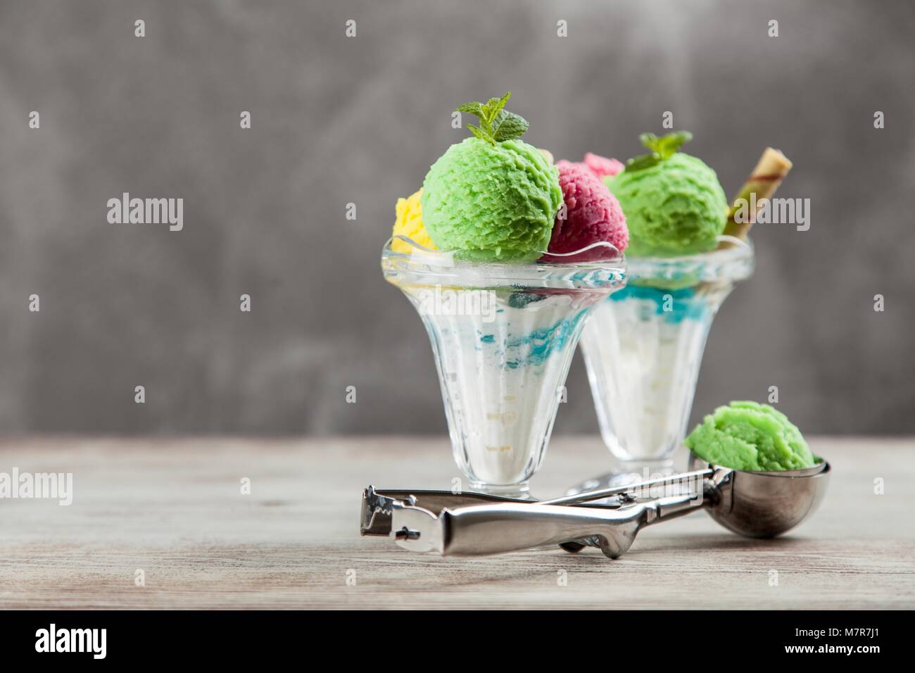 Ice cream vase Stock Photo - Alamy