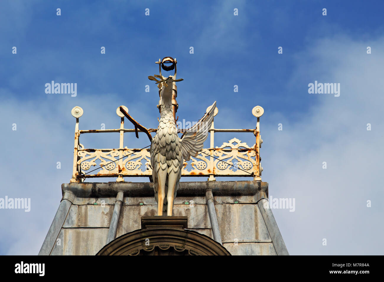 The third Liver Bird on the Mersey Chambers office building close to ...