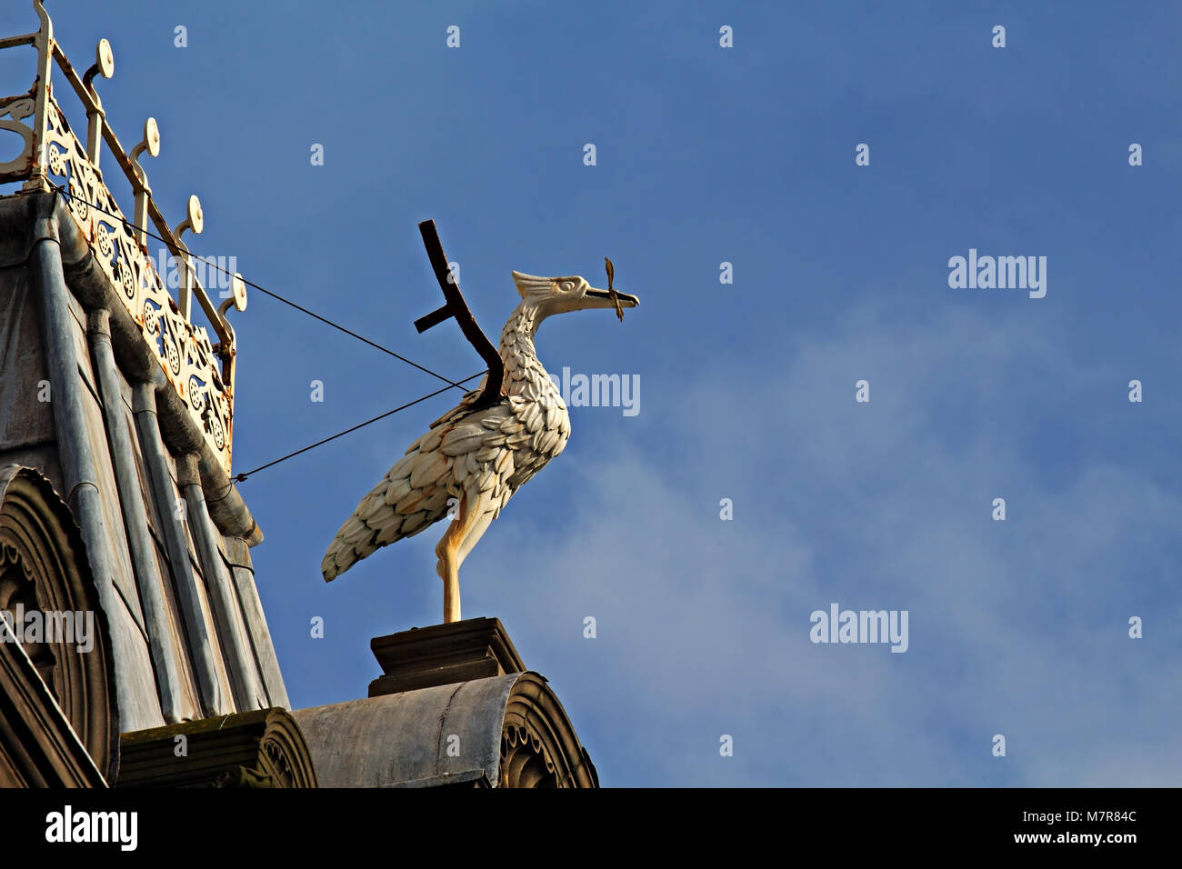The third Liver Bird on the Mersey Chambers office building close to ...