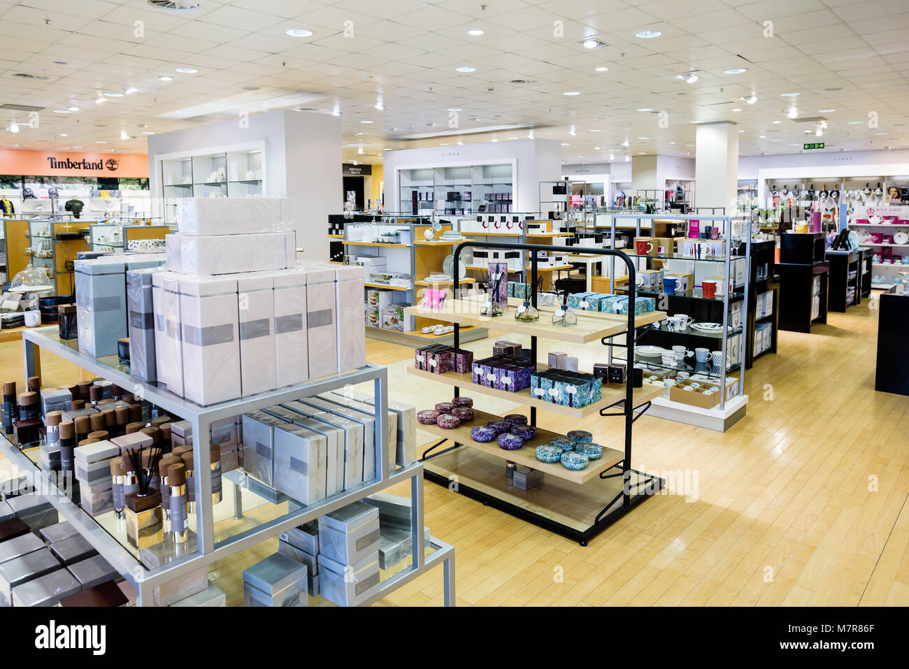 Department store interior Stock Photo - Alamy