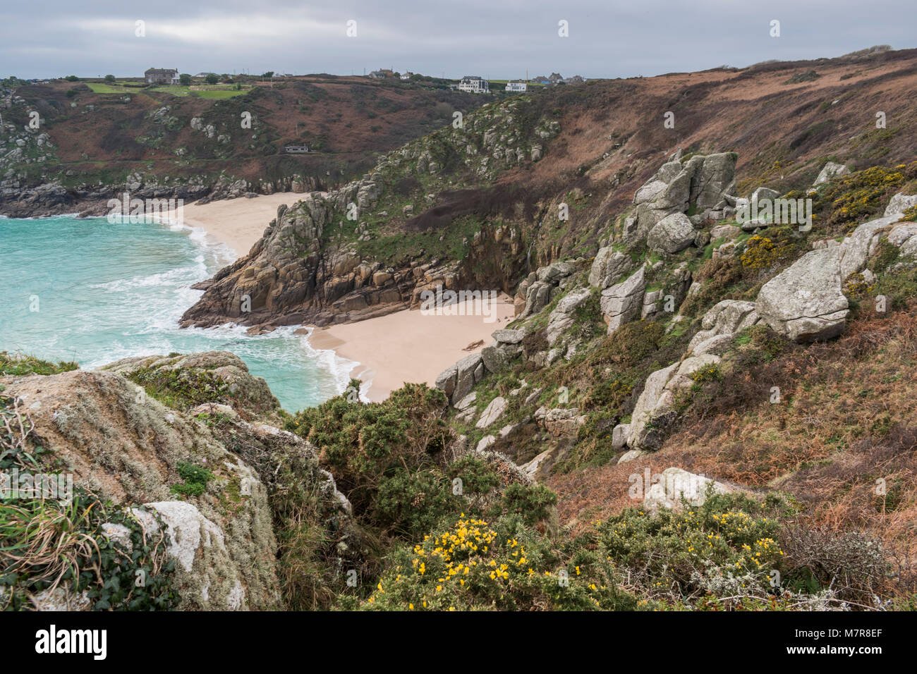 Walking the South West Coast Path along Cornwall's South Coast near ...