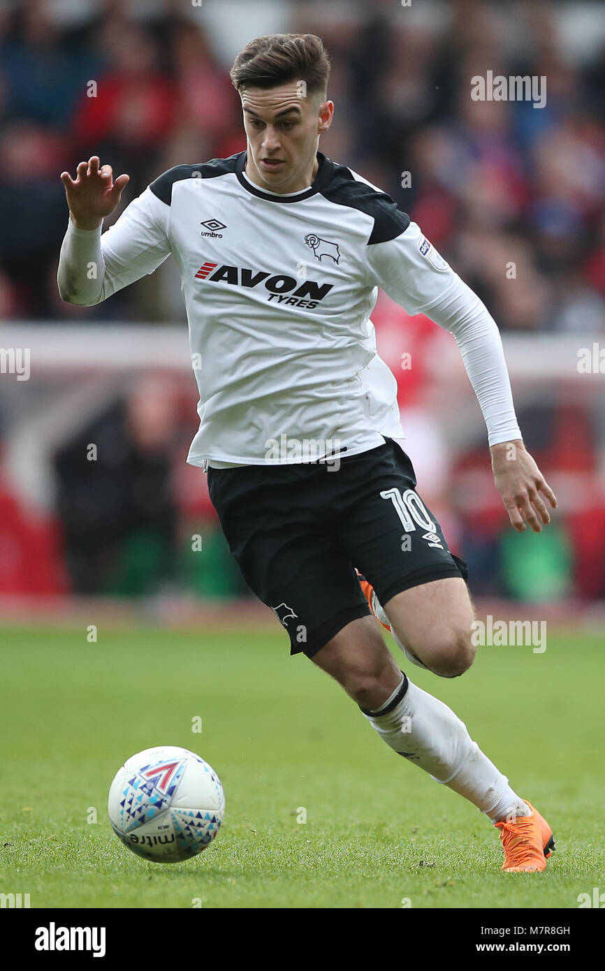 Derby County's Tom Lawrence Stock Photo - Alamy