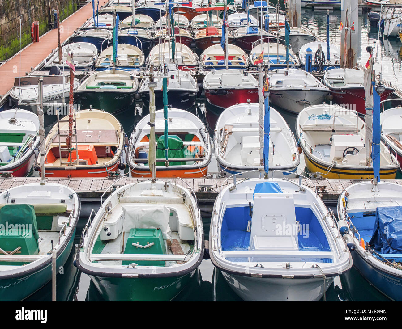 Beautiful boats pier red hi-res stock photography and images - Alamy