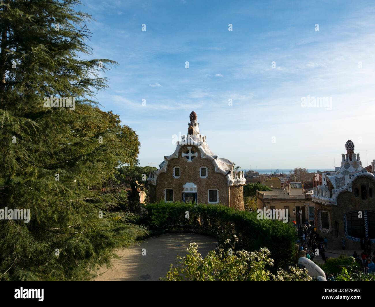 La Casa Del Guarda, (The Warden's House), Park Guell, Barcelona ...