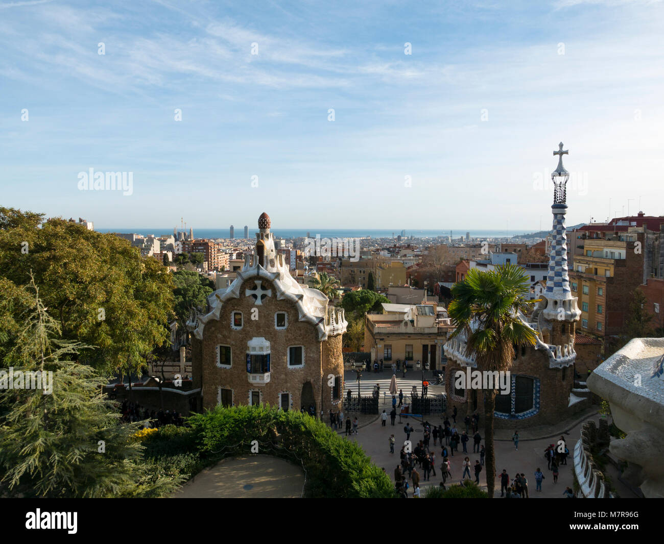 La Casa Del Guarda (The Warden's House) and Porter's Lodge, Park Guell ...