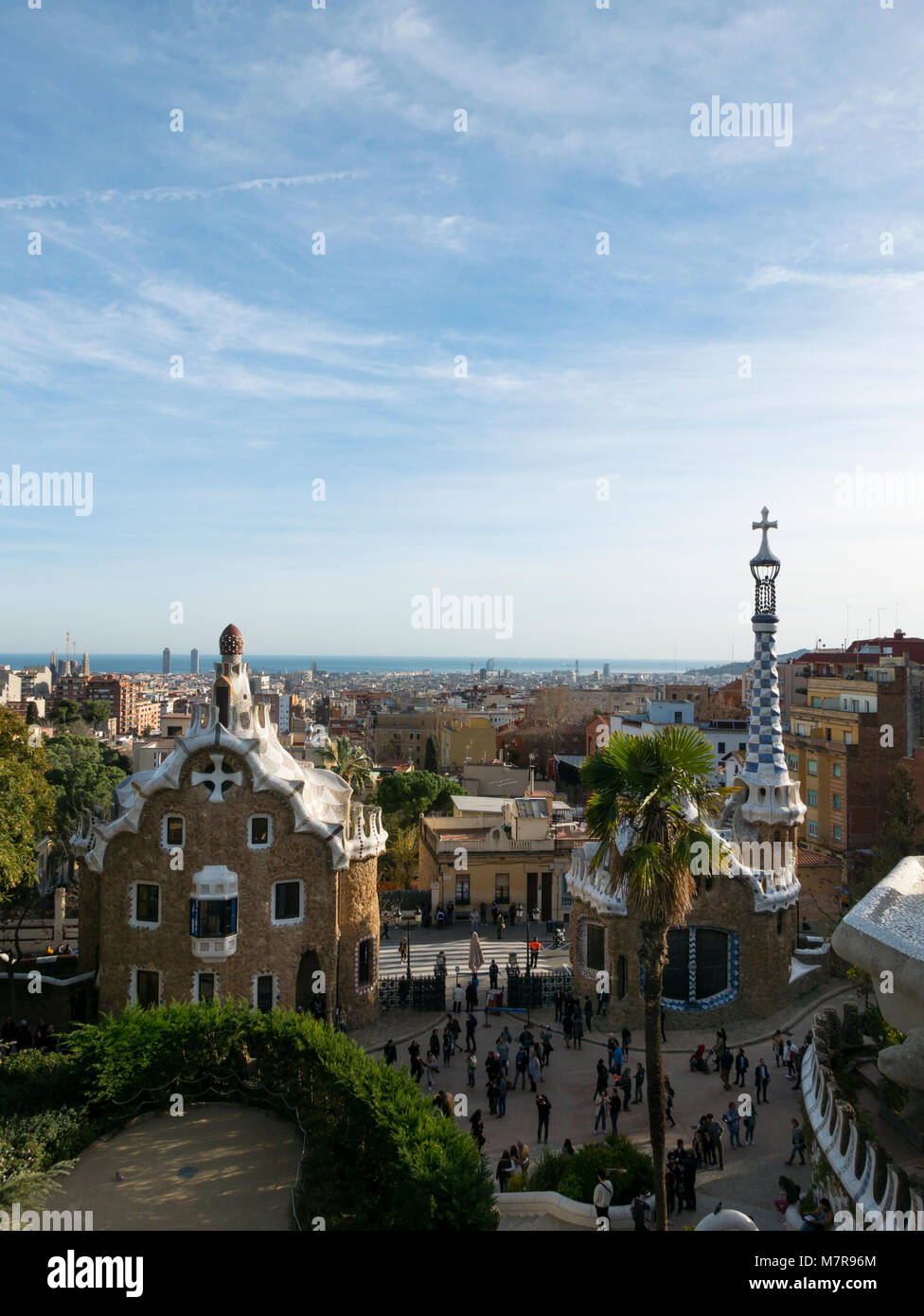 La Casa Del Guarda (The Warden's House) and Porter's Lodge, Park Guell ...