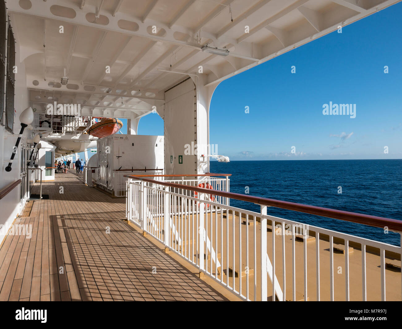 The promenade deck, Norwegian Spirit Cruise Ship Stock Photo - Alamy
