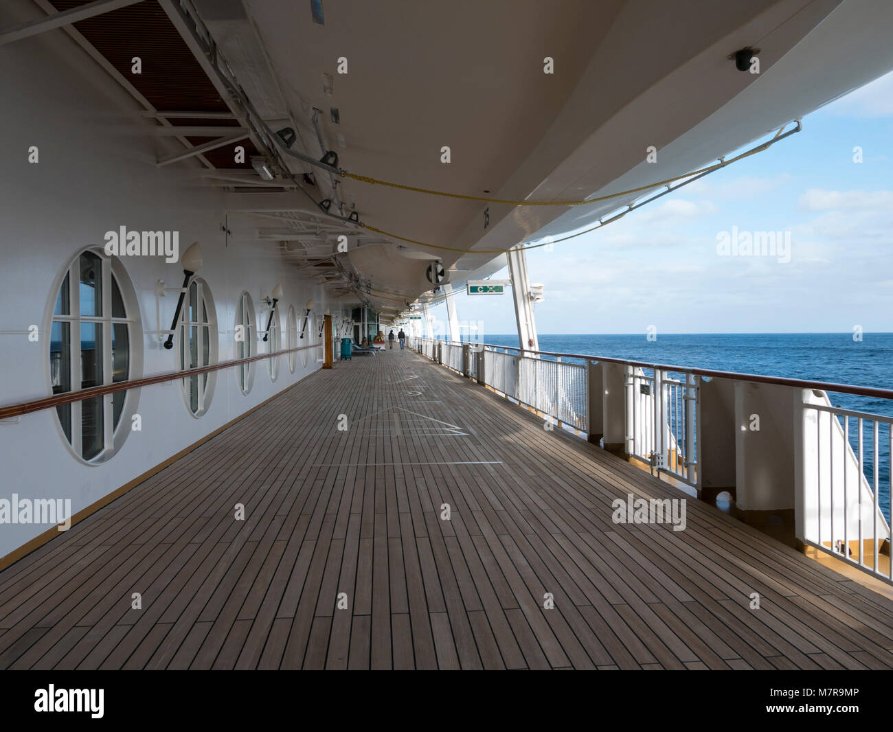 The promenade deck, Norwegian Spirit Cruise Ship Stock Photo - Alamy
