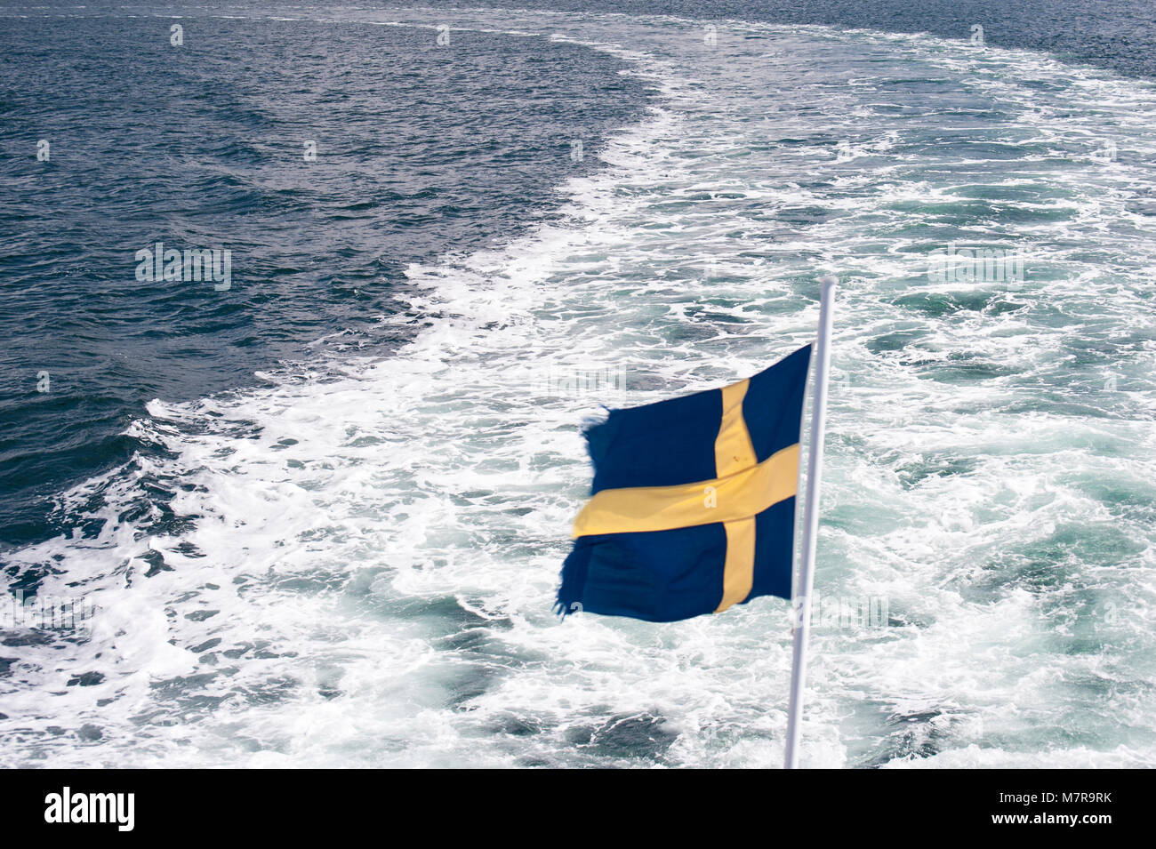 Swedish ship flag hi-res stock photography and images - Alamy