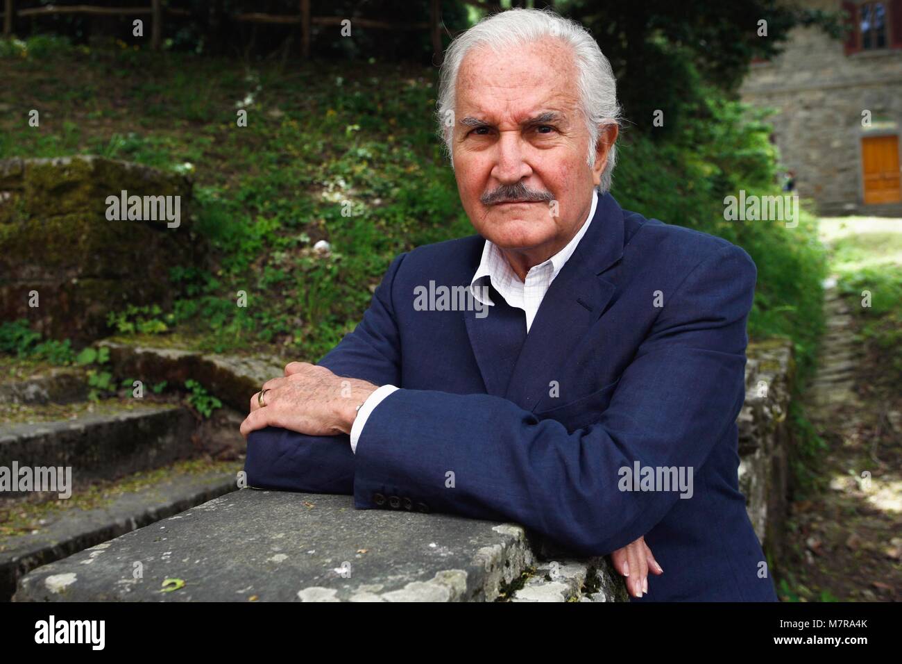 The Mexican writer Carlos Fuentes in Florence, Italy Photo © Gerardo ...