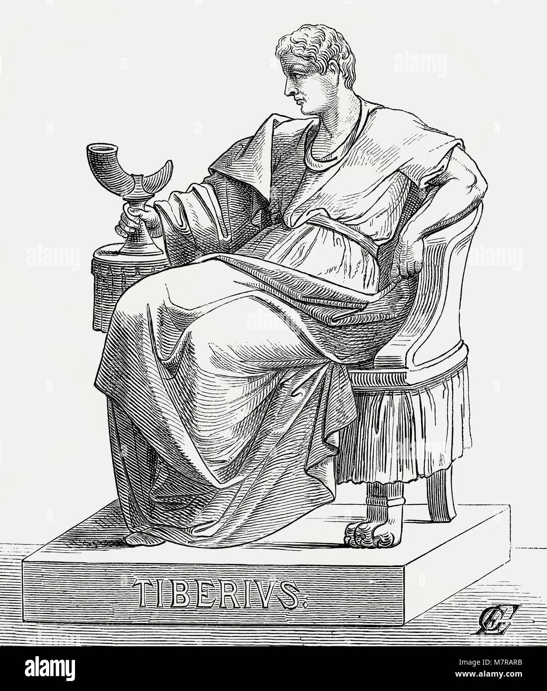 Roman emperor claudius ad 54 hi-res stock photography and images - Alamy