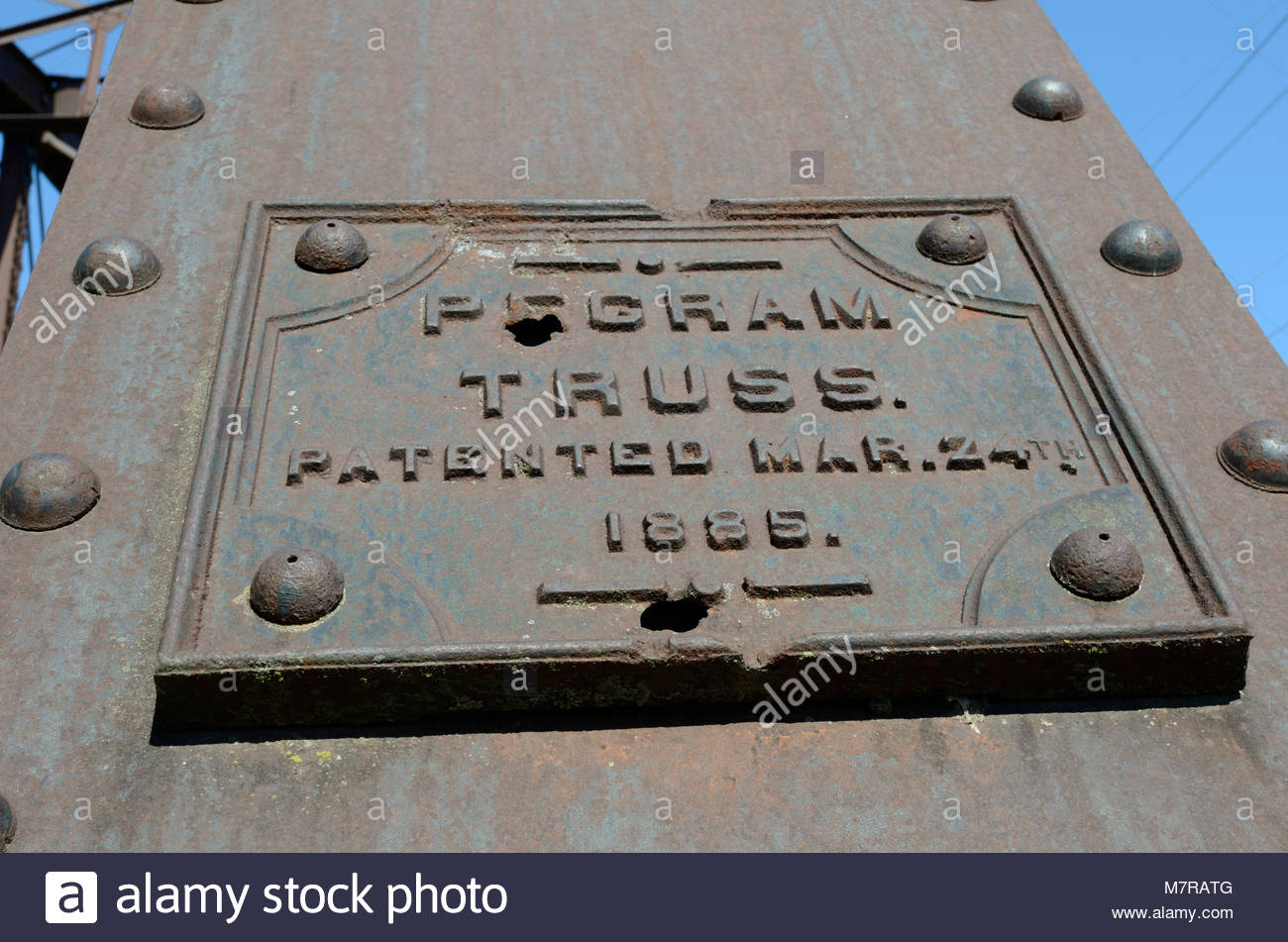 Cast Iron Plaque Stock Photos & Cast Iron Plaque Stock Images - Alamy