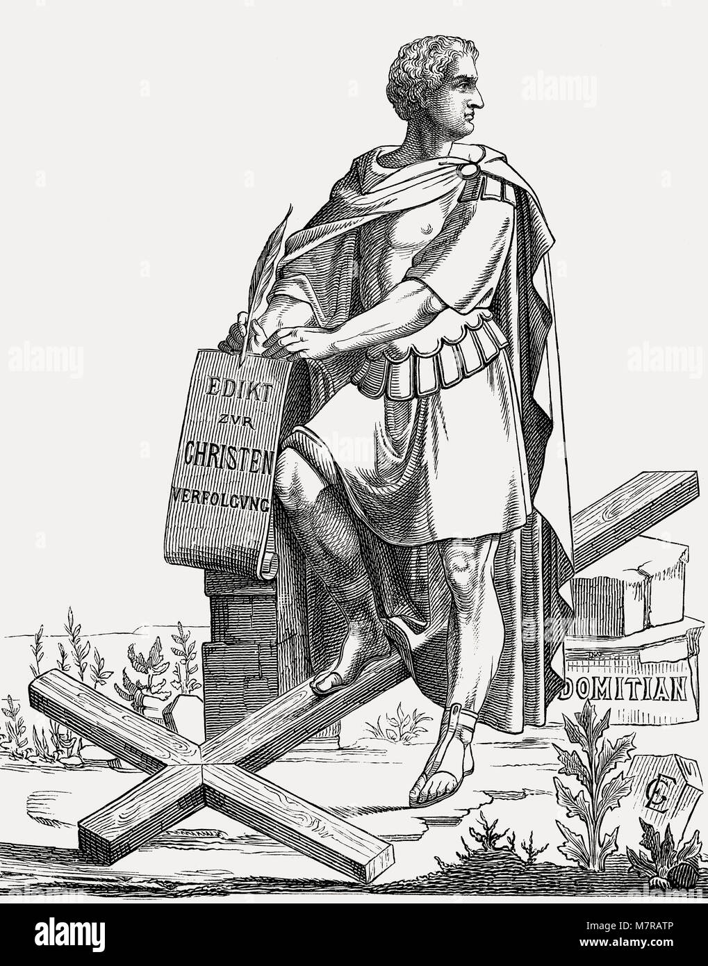 Domitian or Titus Flavius Caesar Domitianus Augustus, 51 - 96, Roman ...