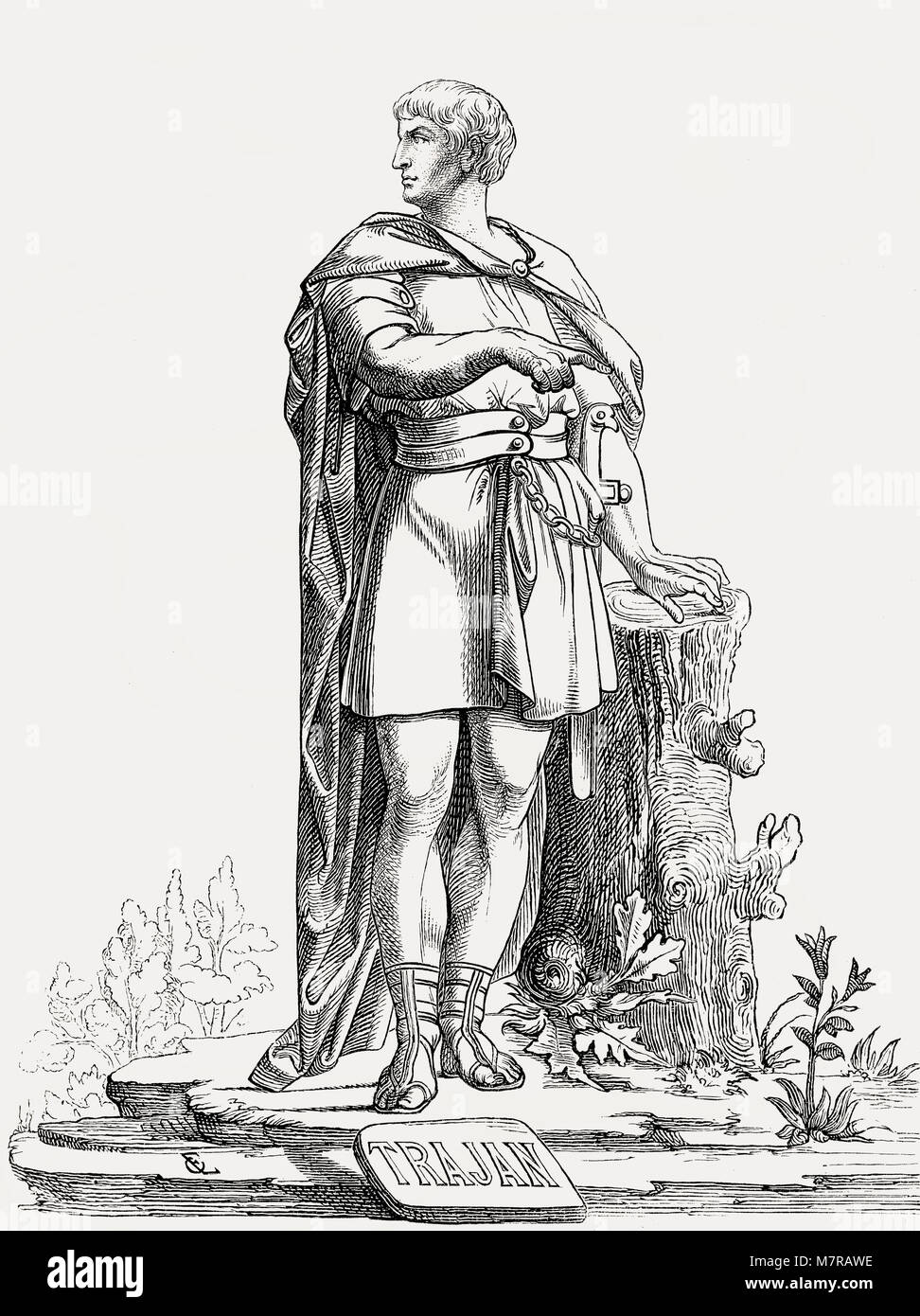 Trajan marcus ulpius nerva traianus hi-res stock photography and images ...