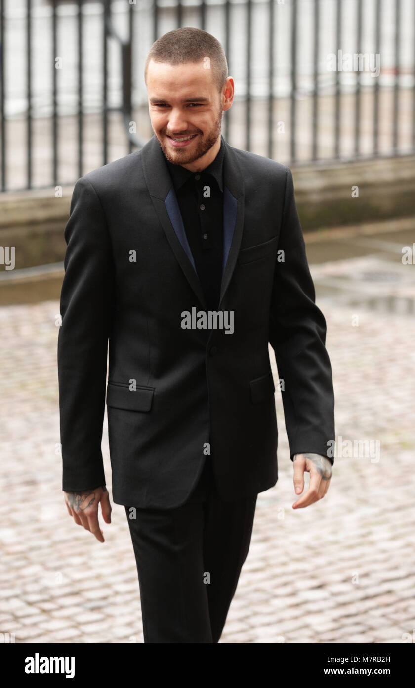Liam Payne arrives for the Commonwealth Service at Westminster Abbey ...