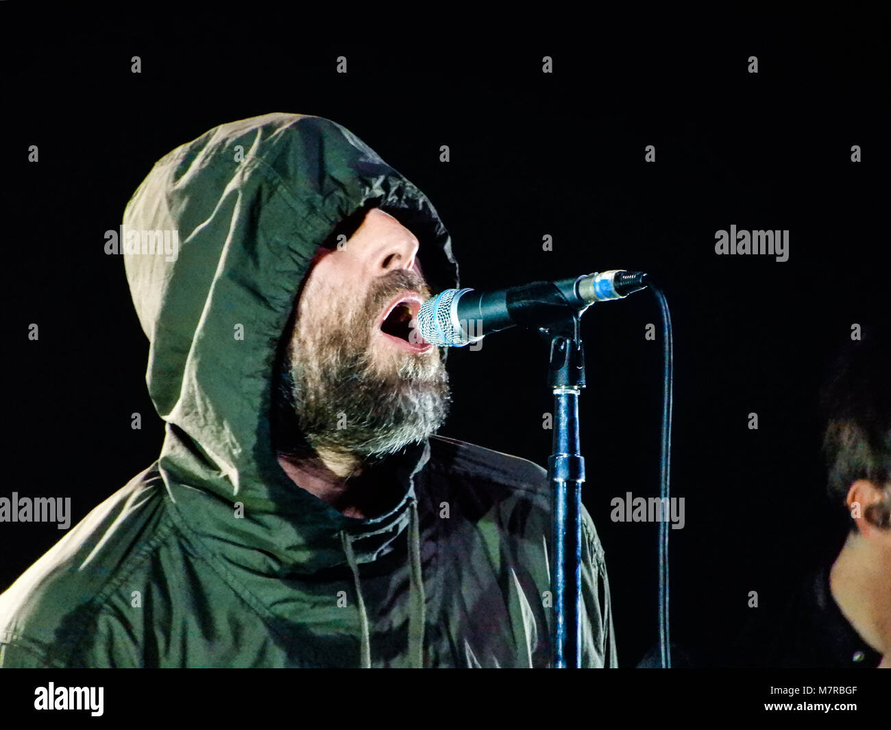 MILAN, ITALY, FEBRUARY 26, 2018 - Liam Gallagher performs in concert at ...