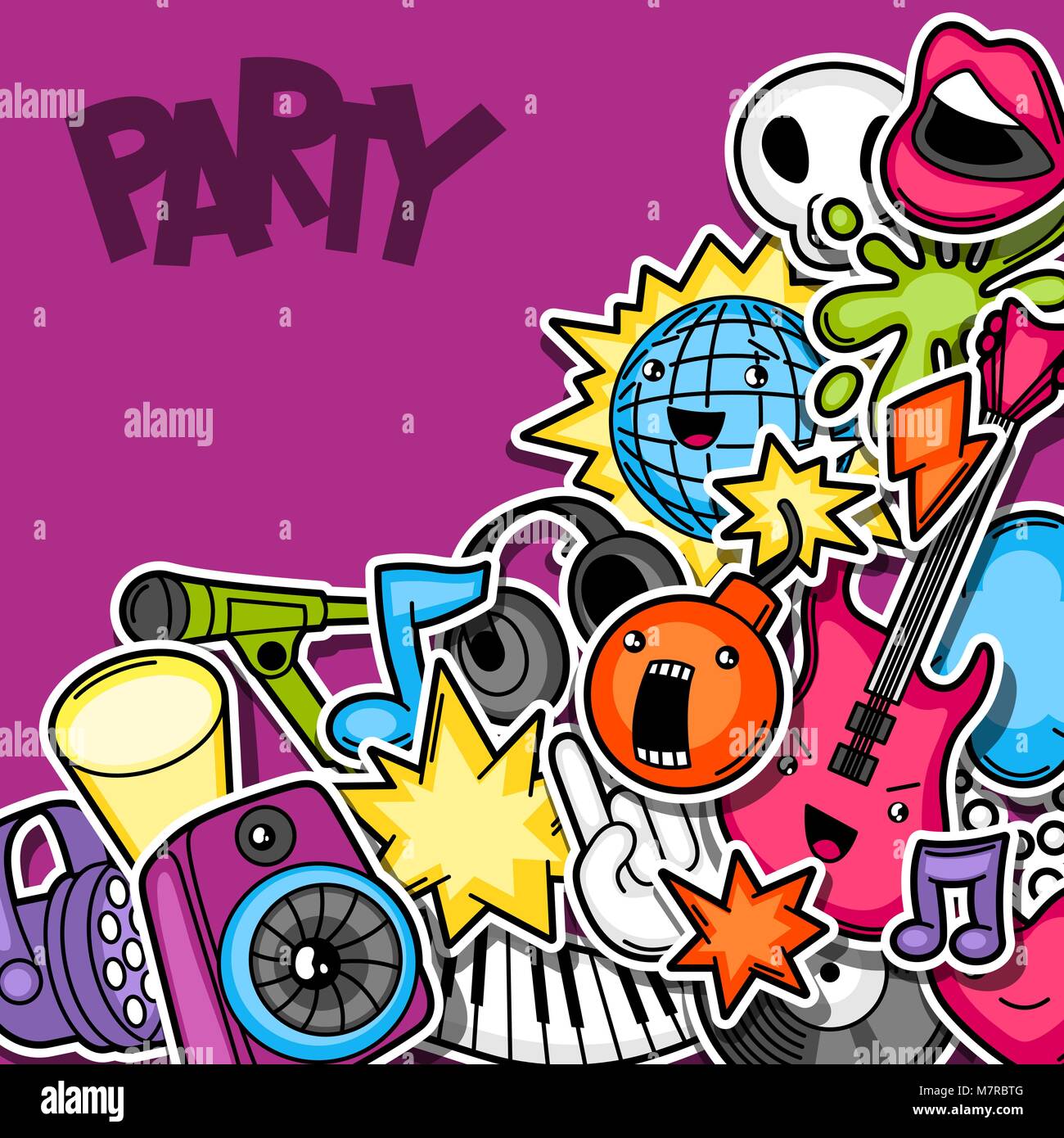 Graffiti Music Symbols